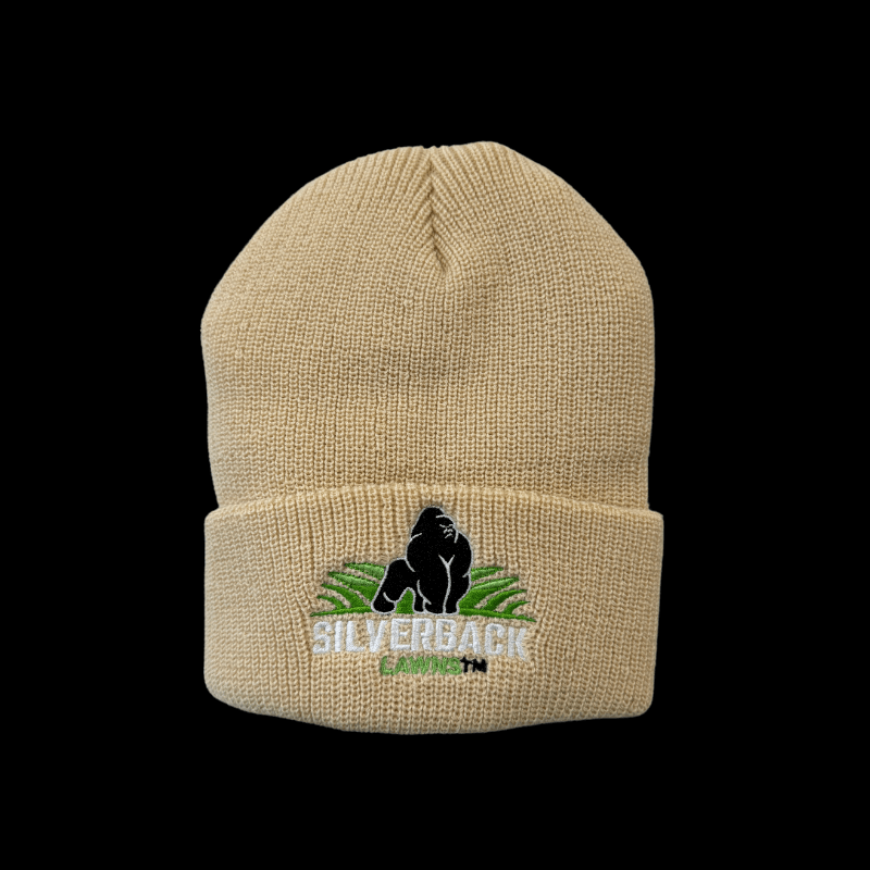 Silverback Lawns Beanie – Beige - All Seasons Synthetic Turf